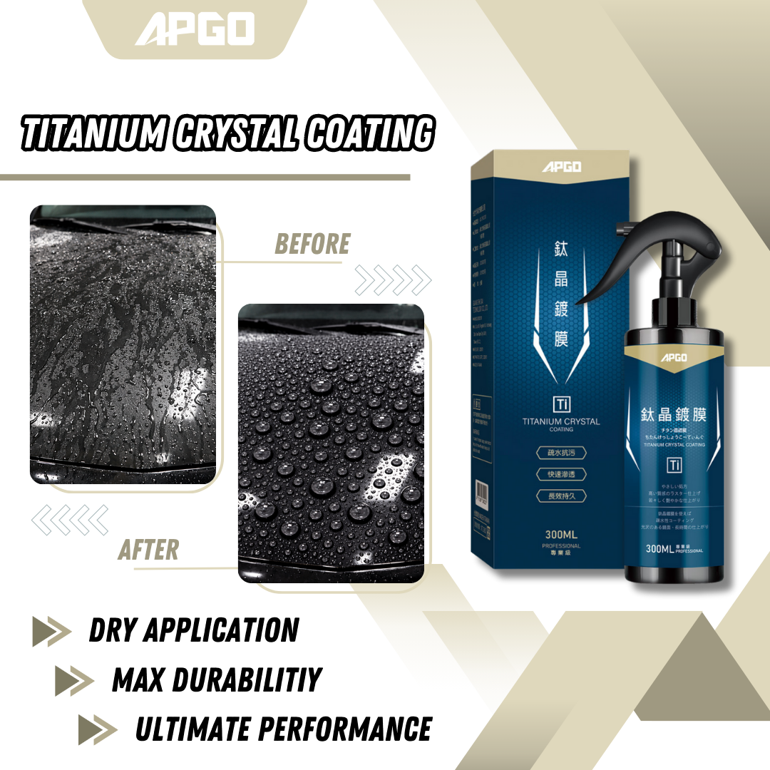 APGO Titanium Crystal Car Nano Coating 300ML – APGO.MY